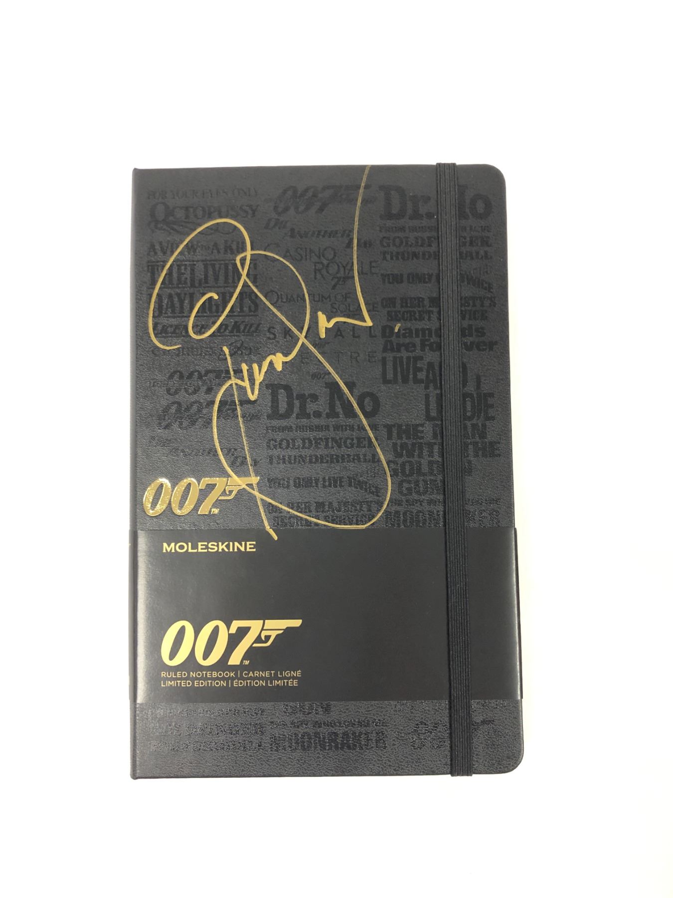 Pierce Brosnan Autograph Signed James Bond 007 Litmited Notebook