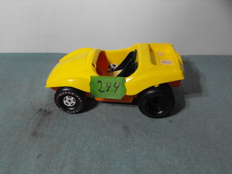 Mattel sports car - plastic 12"x7"