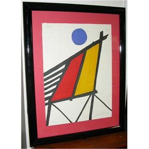 Signed Alexander Calder Lithograph Print #1580173