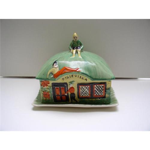 Eng. Samford Ware Pixie Villa Cheese Dish #1565986