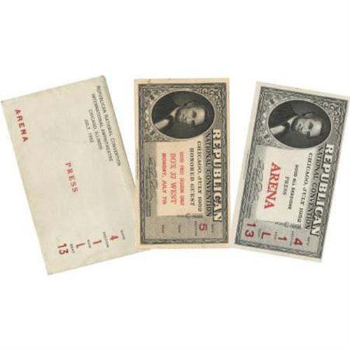 Two Republican National Convention Press Passes