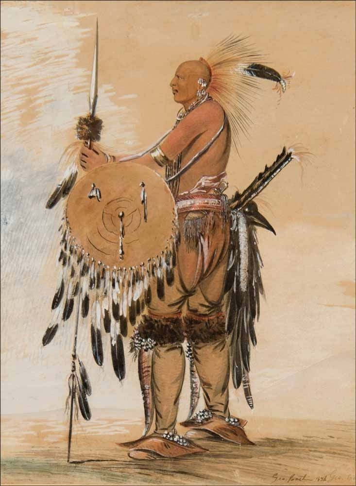 George Catlin -Tal-Lee & Ea'h-Pa-Ko-Ia's-Kuk