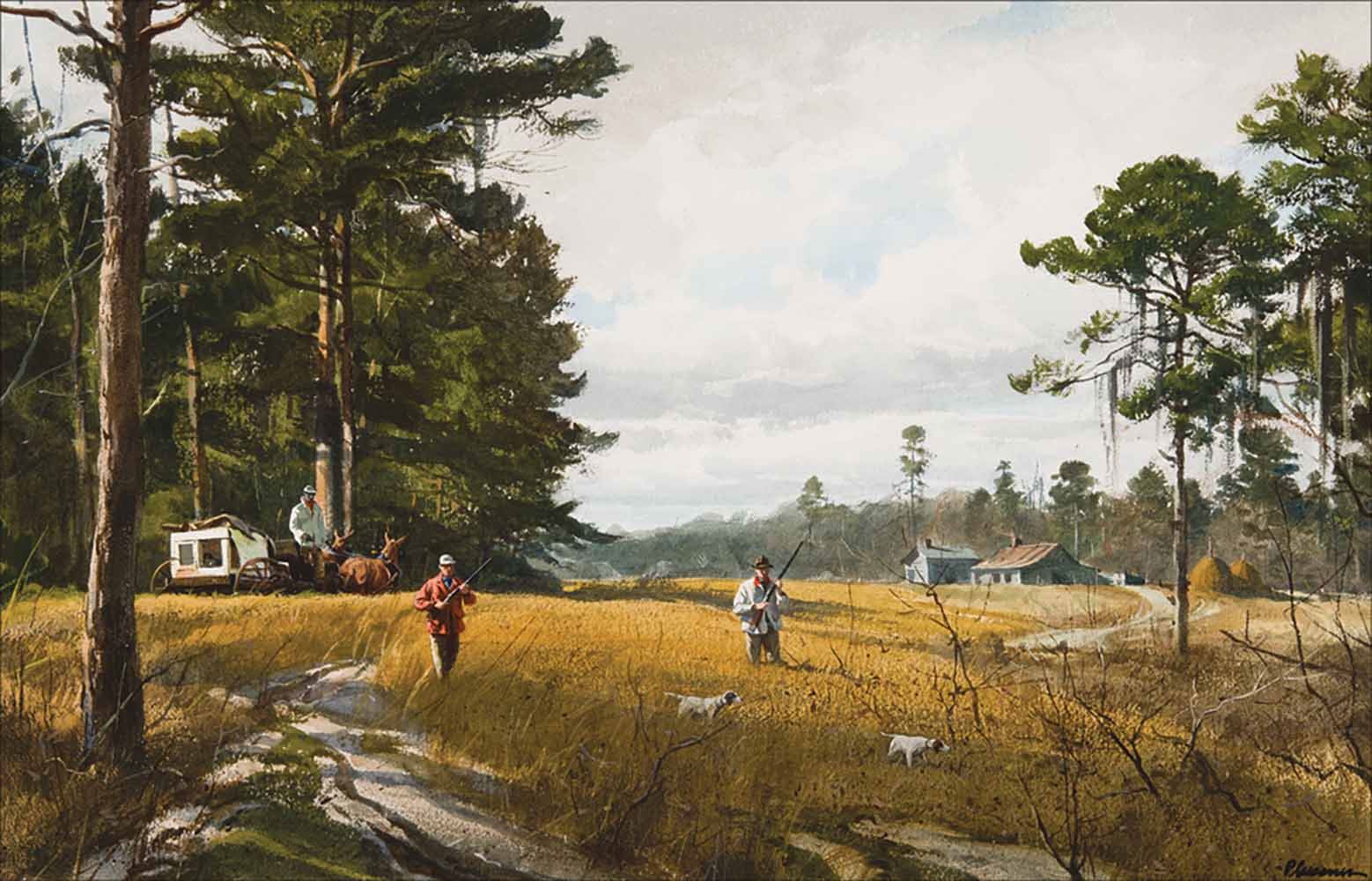 Ogden Pleissner -Quail Country