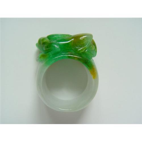 Fine Chinese Jade finger ring #1642056