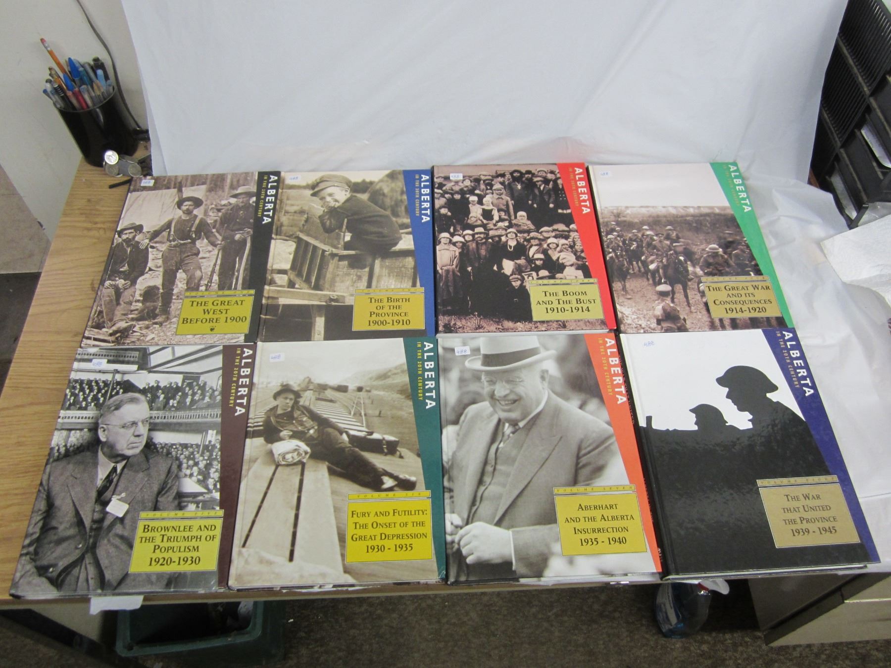 Set of 1-8 Alberta in the 20th Century History Books - Schmalz Auctions