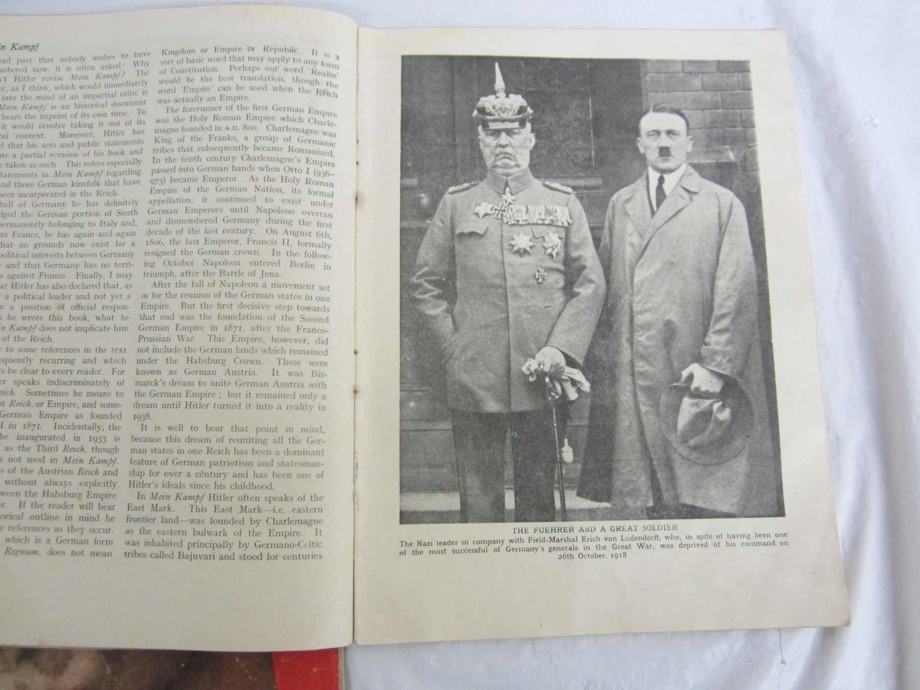 Lot of 2 Vintage Hitler Articles Magazines - Schmalz Auctions