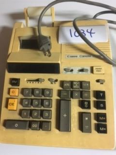 VINTAGE 80S CANON CANOLA ELECTRIC/BATTERY ADDING MACHINE. WORKING ...
