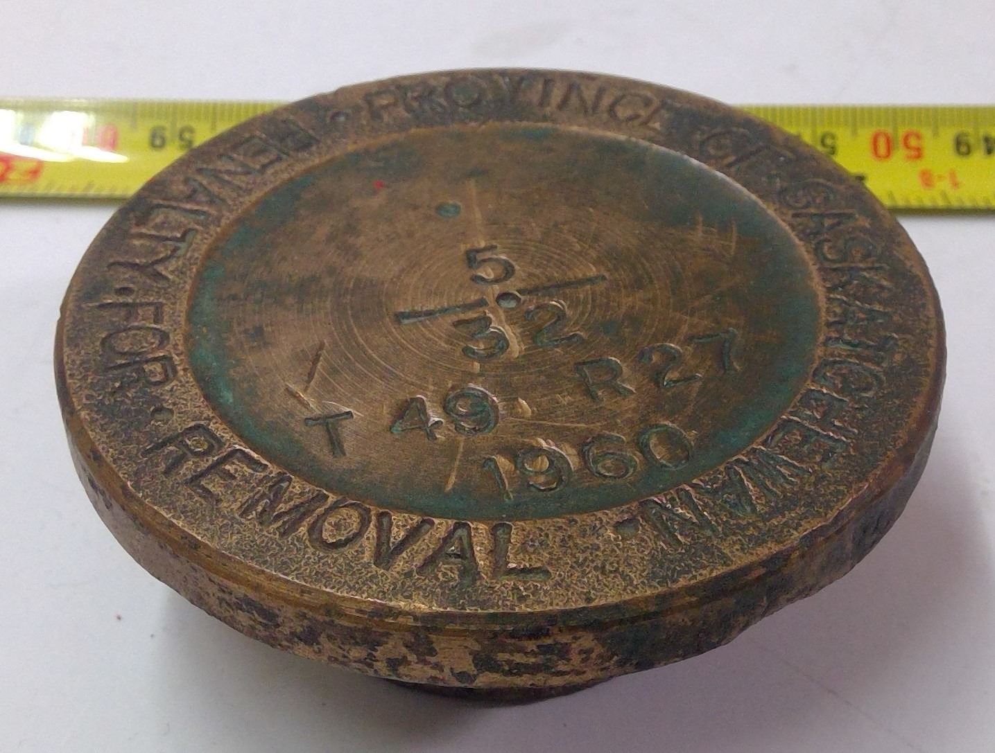 Antique Land Surveyor's Property Line Marker - Schmalz Auctions