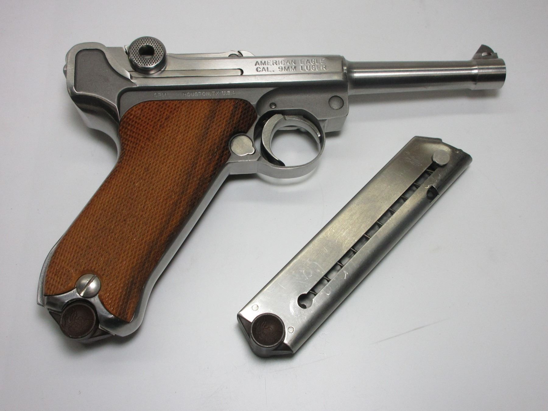 American Eagle Stainless Automatic Pistol - 9MM - 4" Barrel - 2 Mags ...