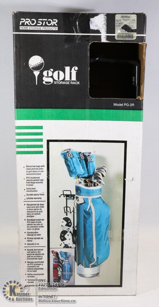 PRO STOR GOLF STORAGE RACK