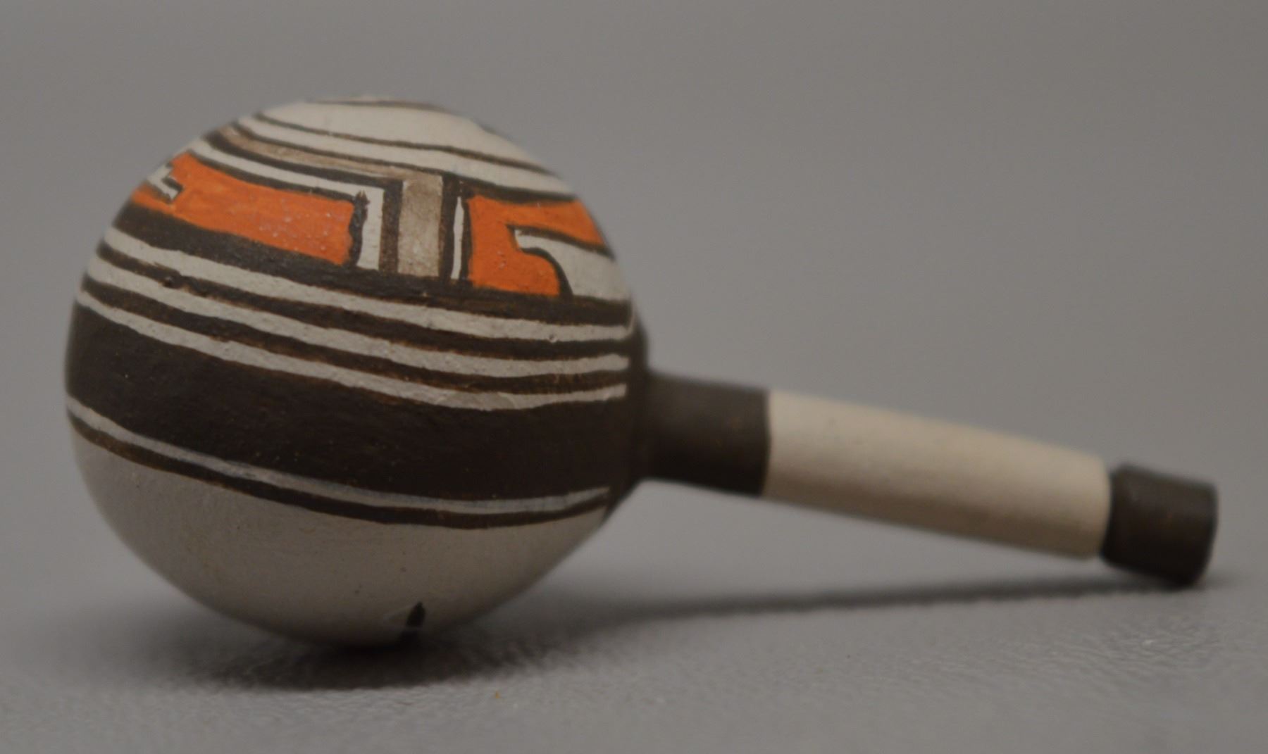NATIVE AMERICAN MINITURE CHEMEHUEVI PAIUTE POTTERY RATTLE BY NIADI ...
