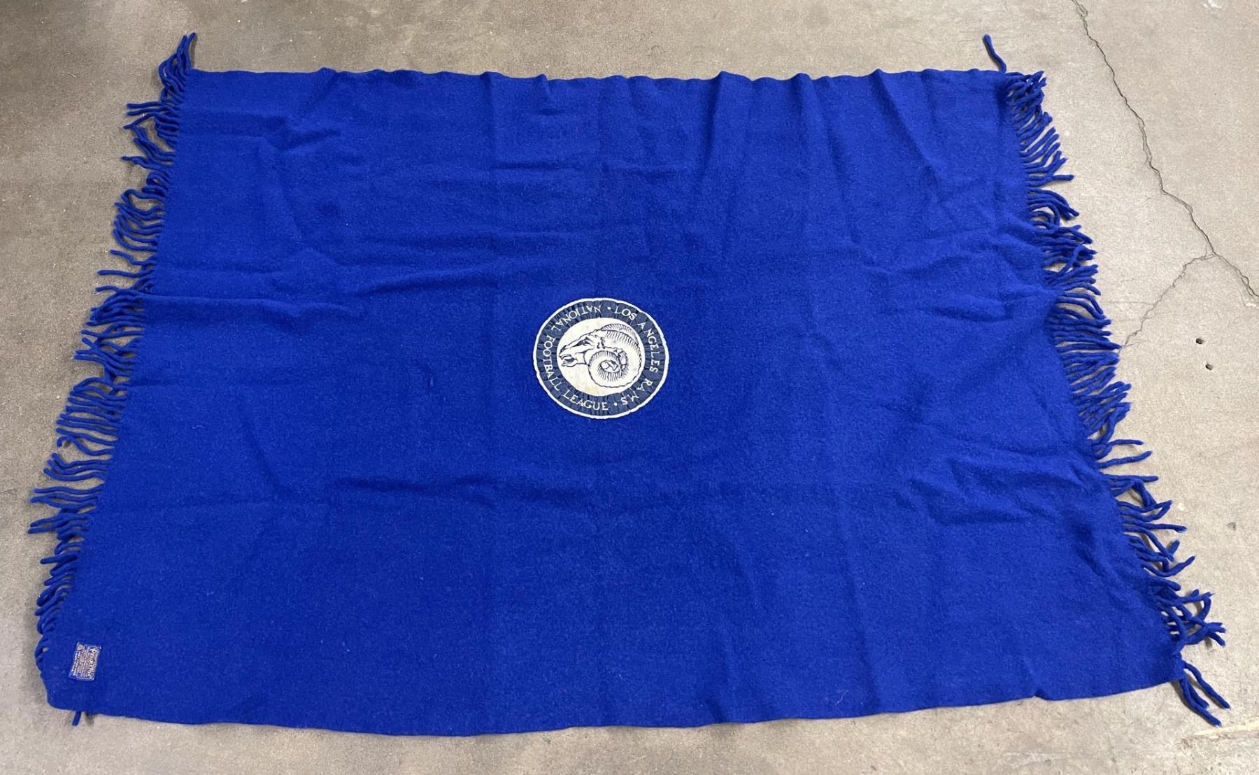 Vintage Pendleton Los Angeles Rams Stadium Blanket