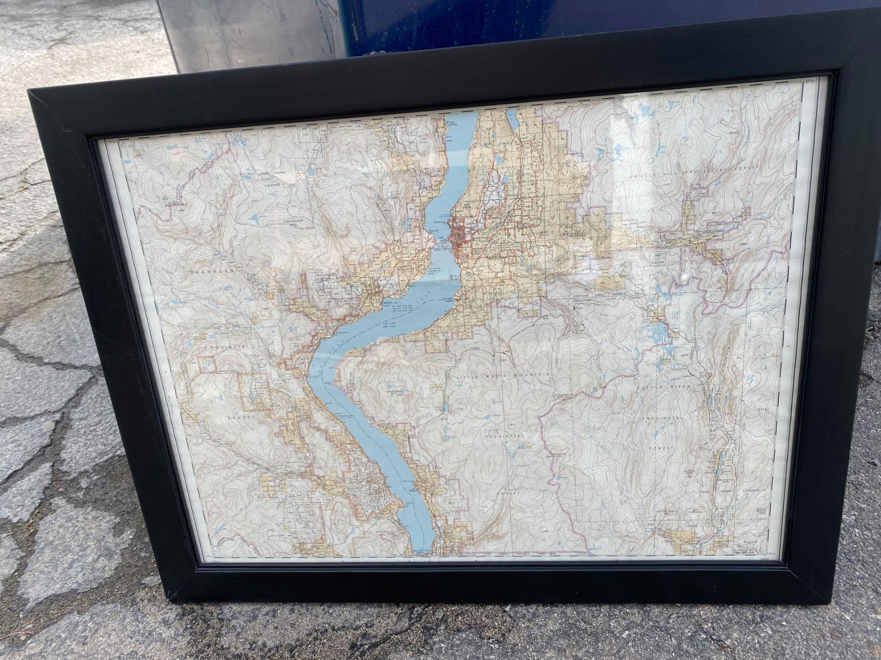 Okanagan lake map