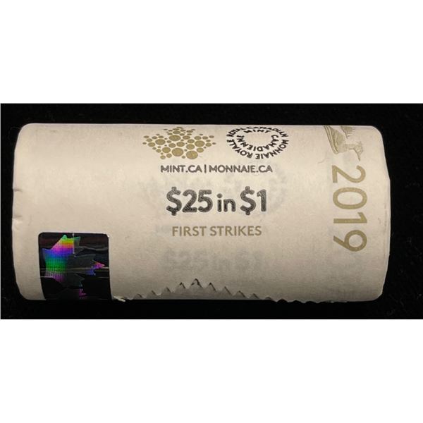 2019 Original Roll Of Loonies In Cello 2019 Original Roll Of Loonies In Cello