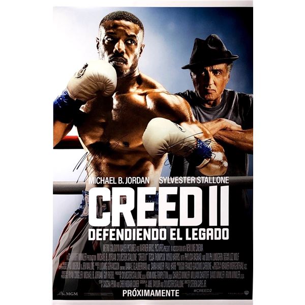 Sylvester Stallone Autograph Signed Creed Poster