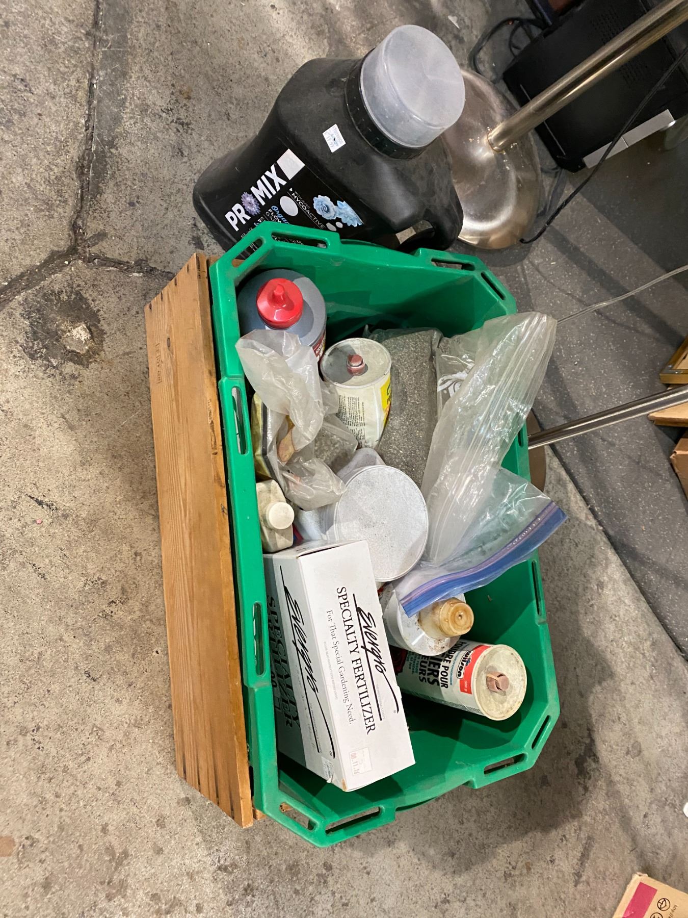 Wood Box and Garden Chemicals