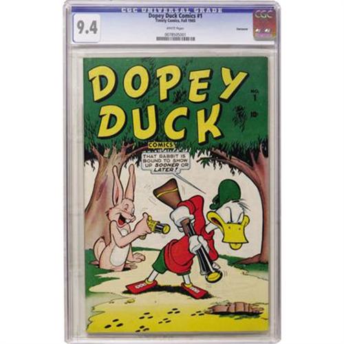 Dopey Duck #1 Vancouver pedigree CGC NM 9.4