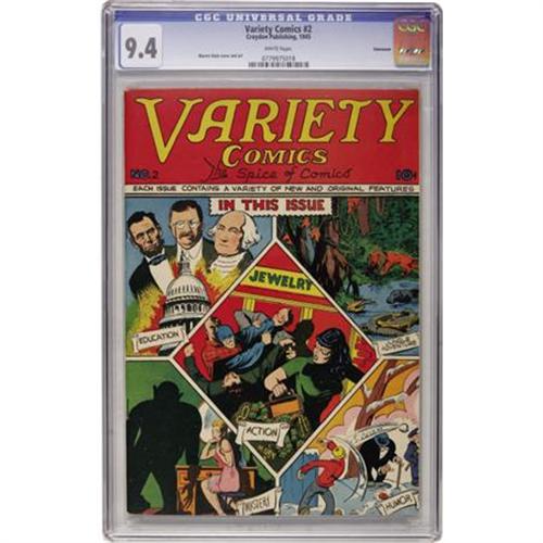 Variety Comics #2 Vancouver pedigree (Rural
