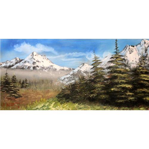 B. Knight, Oil Painting Landscape