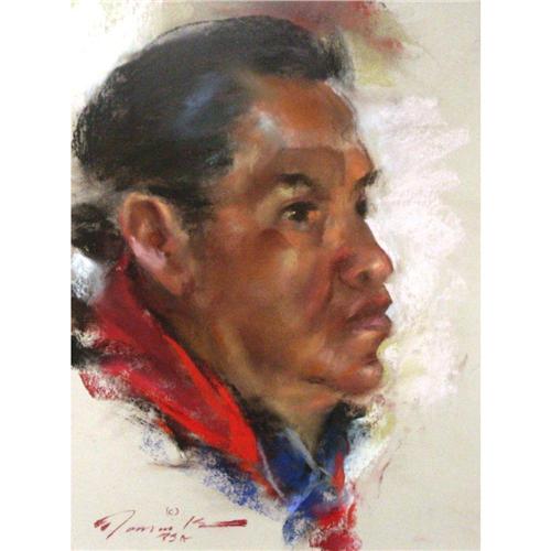 Ramon Kelley Original Pastel Portrait