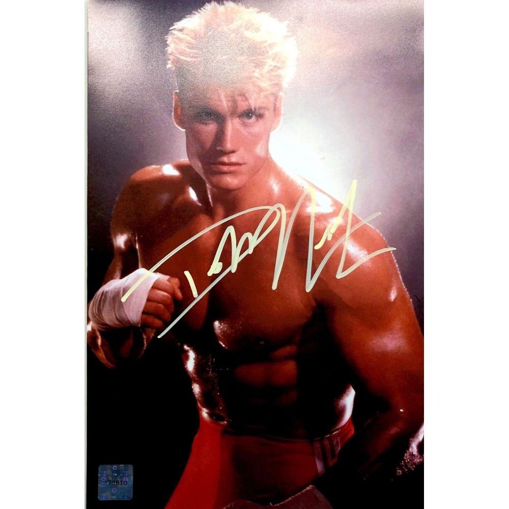 Rocky IV: Signed Ivan Drago (played by Dolph Lundgren) 8x10 Photo
