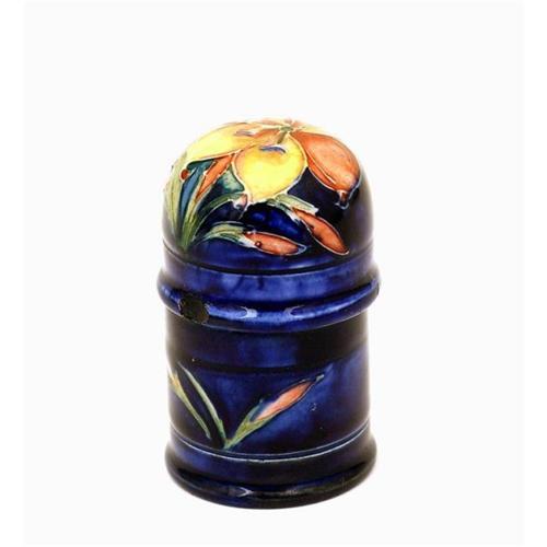 Old Moorcroft Lighter Cobalt Blue& Flower Mk #1692344