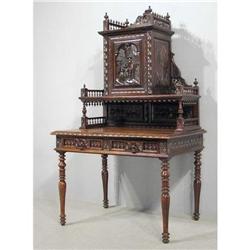 Breton furniture, Breton Antiques, Writing Desk#1710402