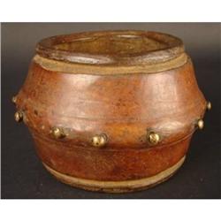 Large Fulani Leather Armlet, African Jewelry #1713463