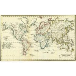 A Map of the World, on Mercators Projection #1698704