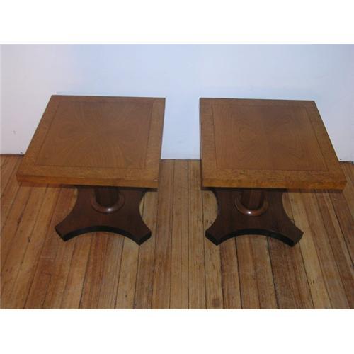 Pair of Baker Pedestal End Tables #1746077