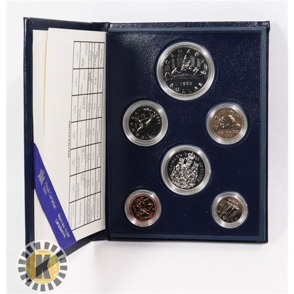 1983 CANADA 6 COIN SPECIMEN SET BOOKLET