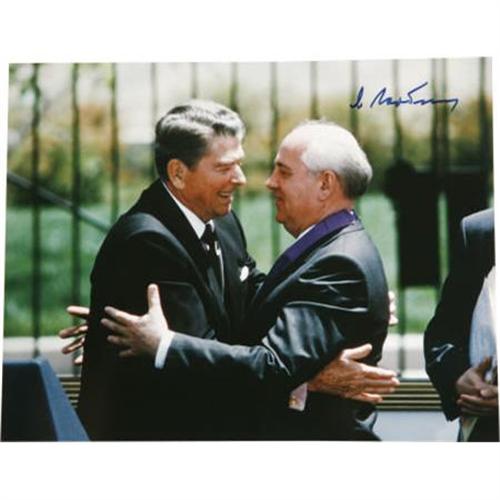 Mikhail Gorbachev Signed Large Photograph