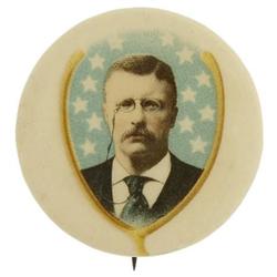 Theodore Roosevelt Political Campaign Button