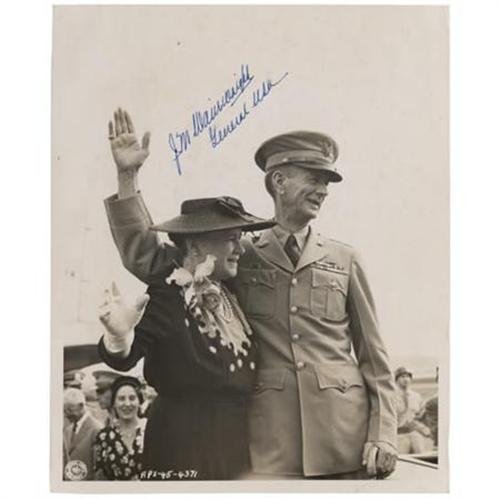 Signed General Jonathan Wainwright Photograph