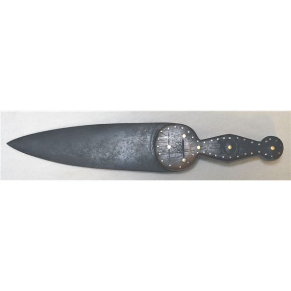 beaver tail knife with 101 Ranch Property marked on the handle