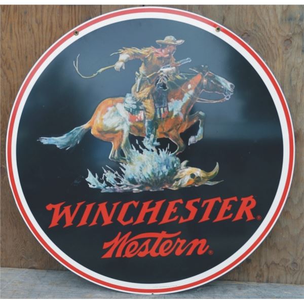 Winchester advertising sign