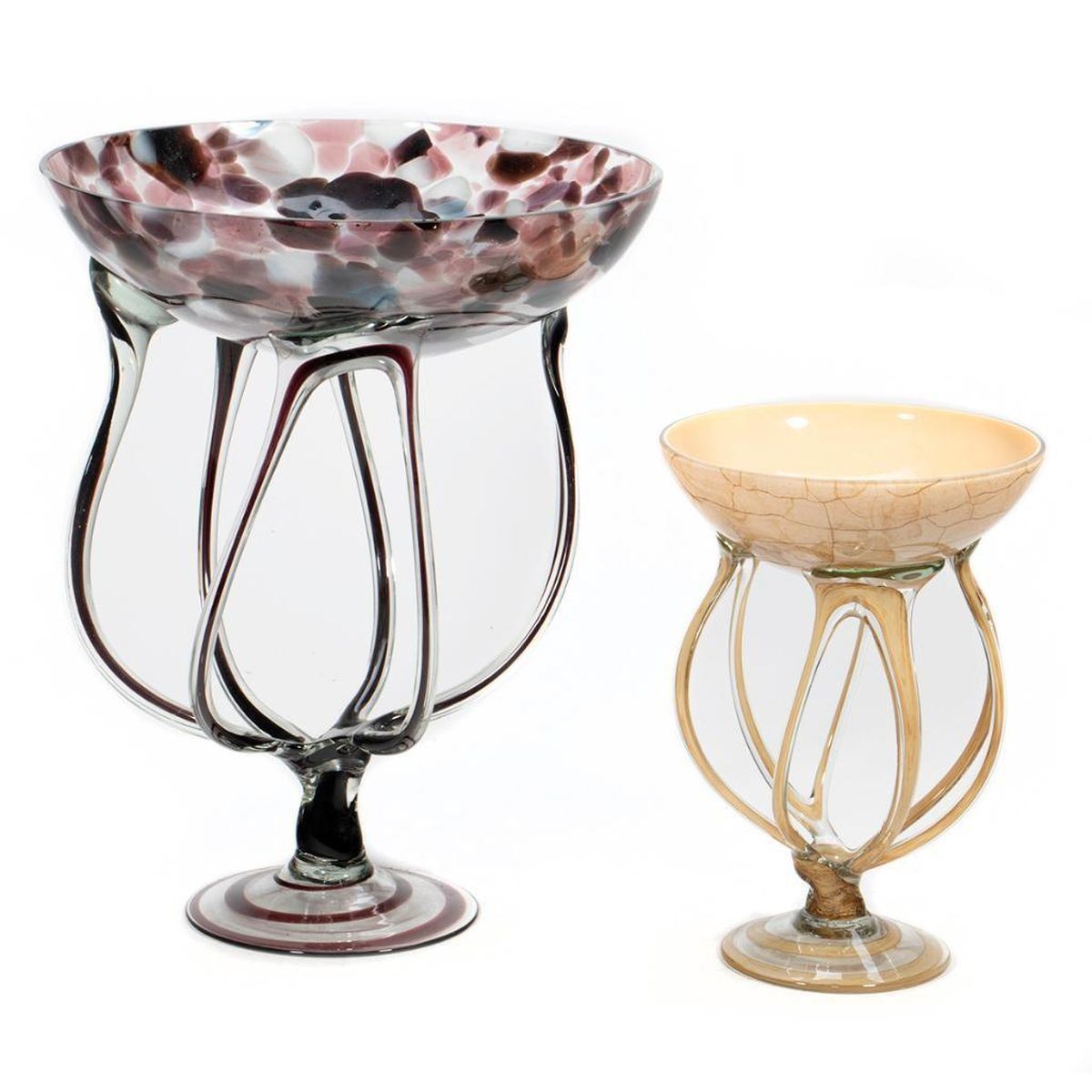Venetian Murano Glass Tazza