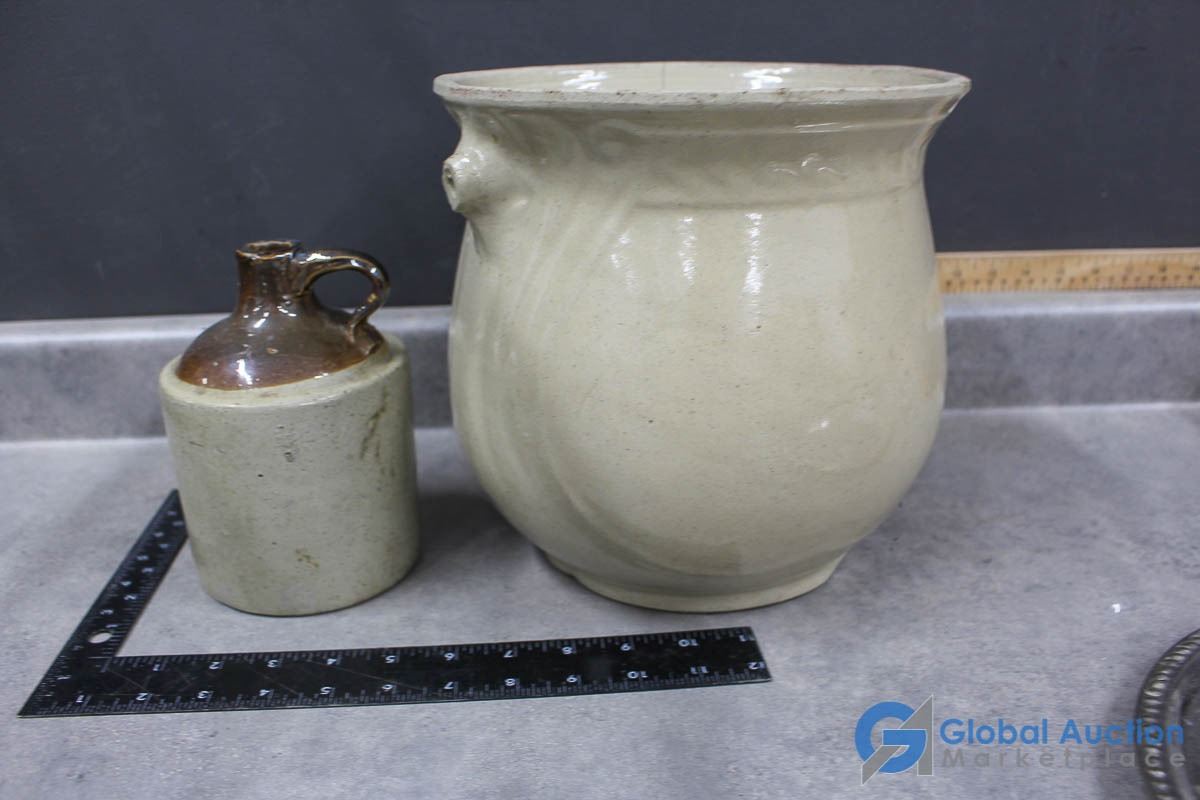 Medalta Stoneware & Stoneware Jug