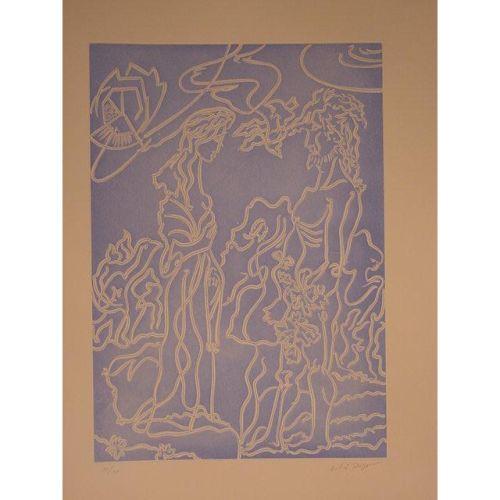 ANDRE MASSON-12 Hand Signed Etchings-French Surrealism