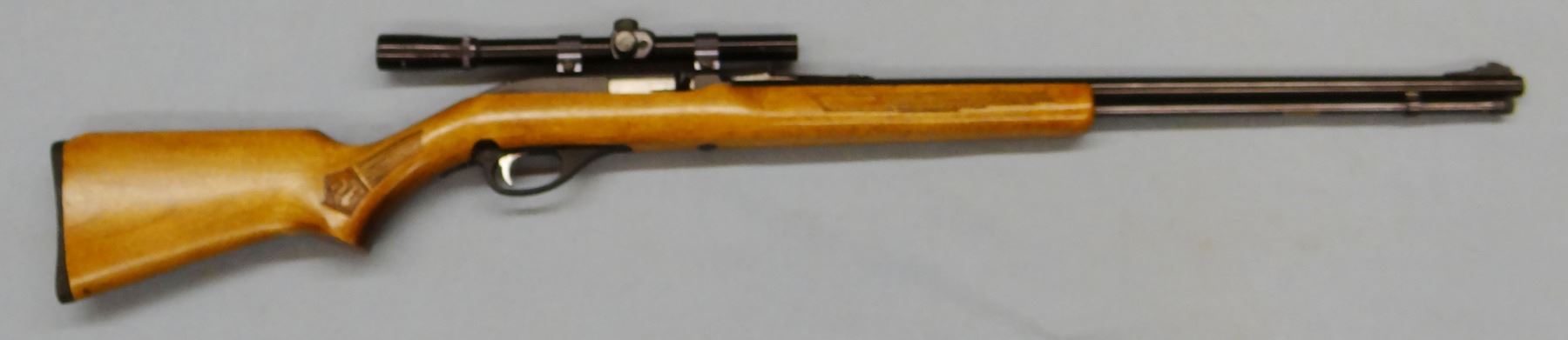 Marlin Glenfield 60 rifle, .22LR, semi-auto, tube feed, scope