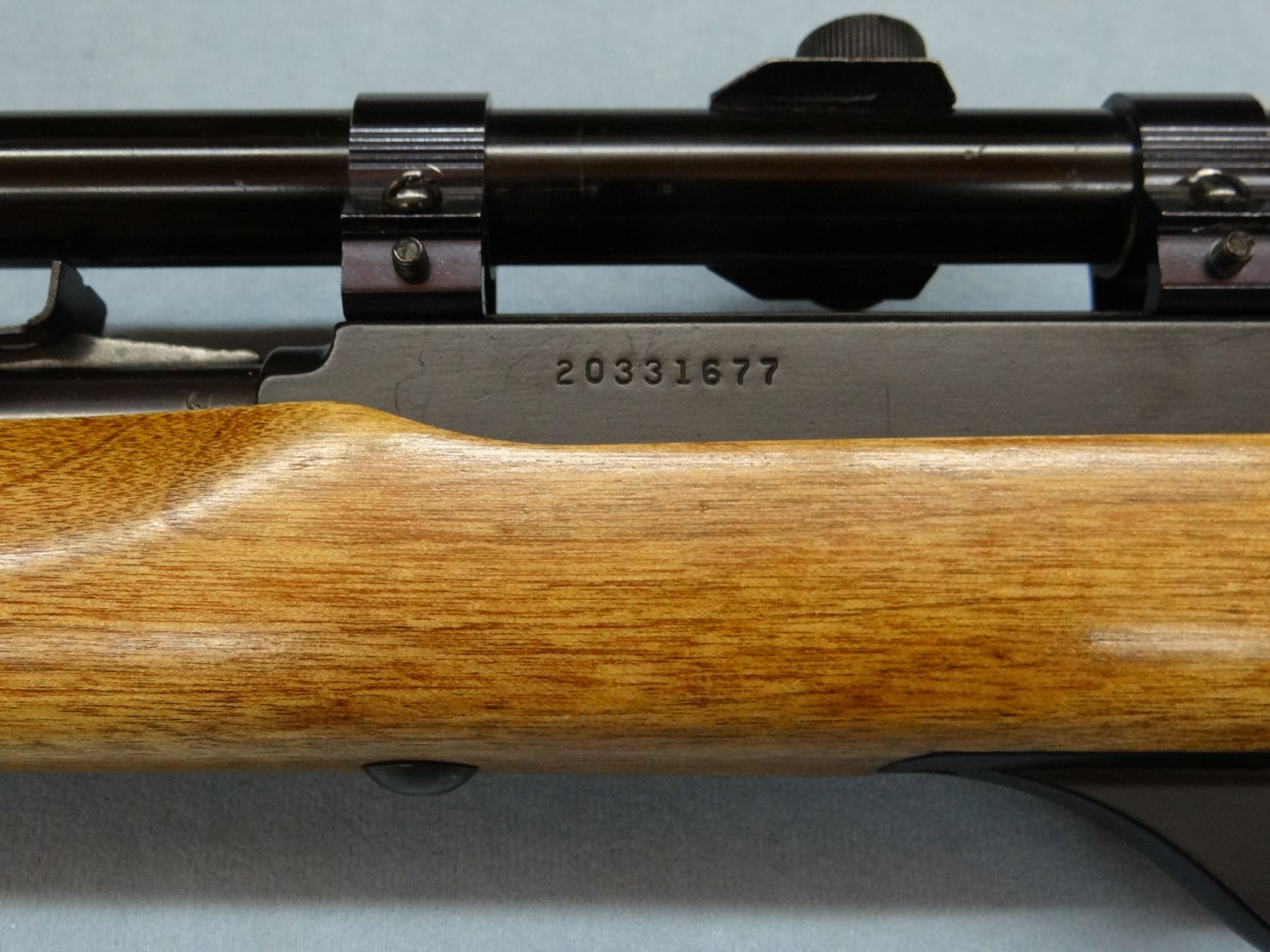 Marlin Glenfield 60 rifle, .22LR, semi-auto, tube feed, scope