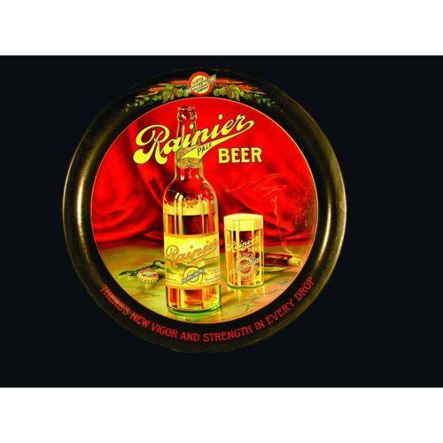 Rainier Beer Tin Serving Tray