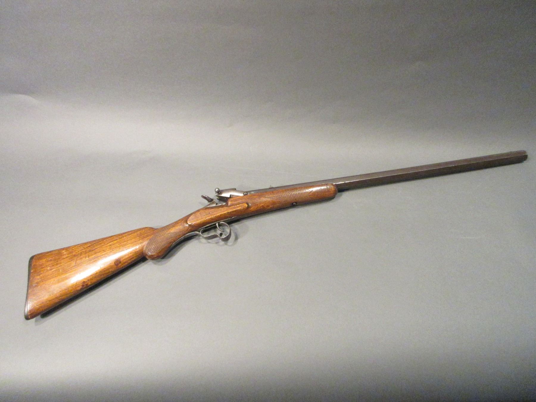 Belgium Single Shot Parlor Rifle- 8mm?- 23.5" Octagon Barrel- Breech ...