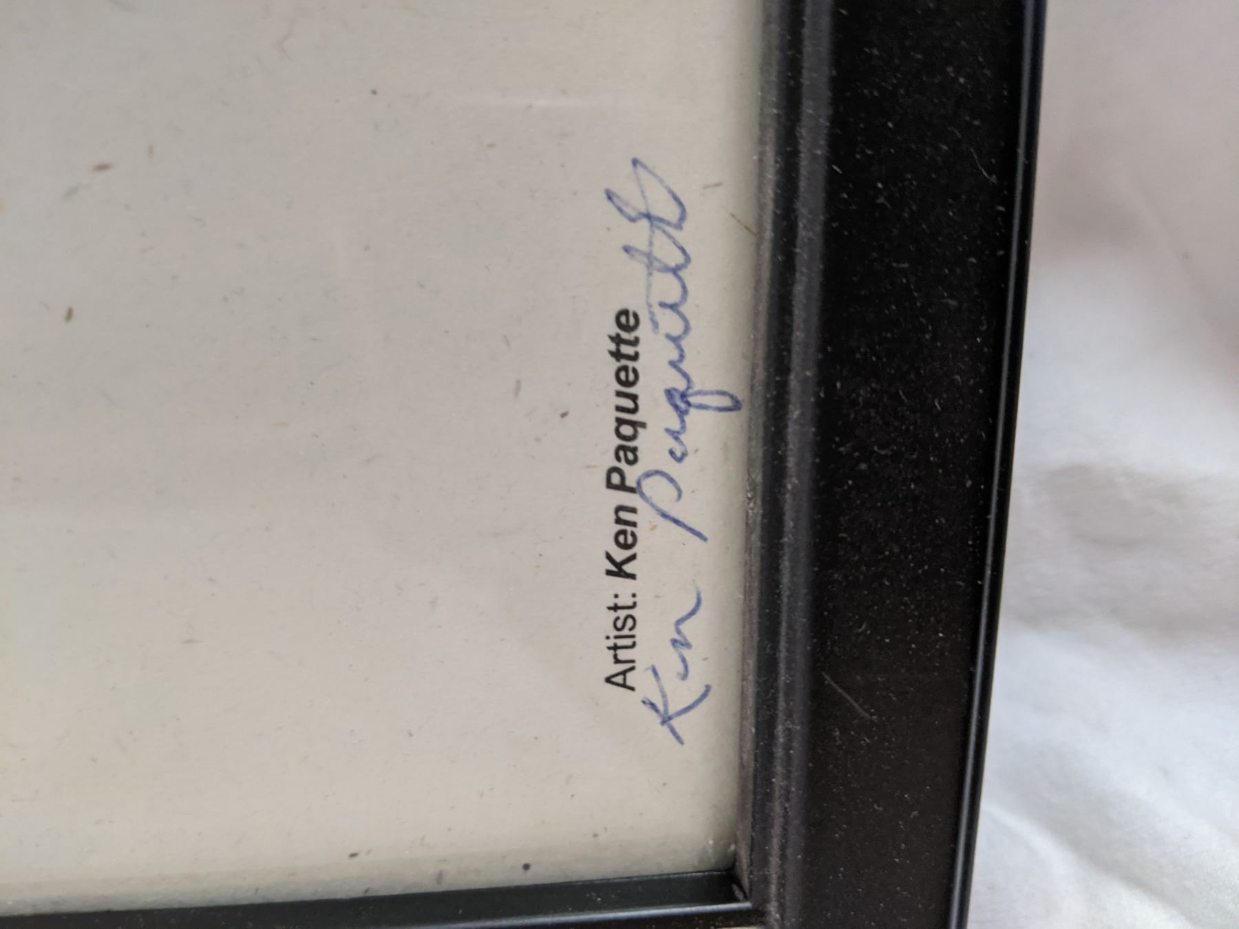 Signed First Nations art