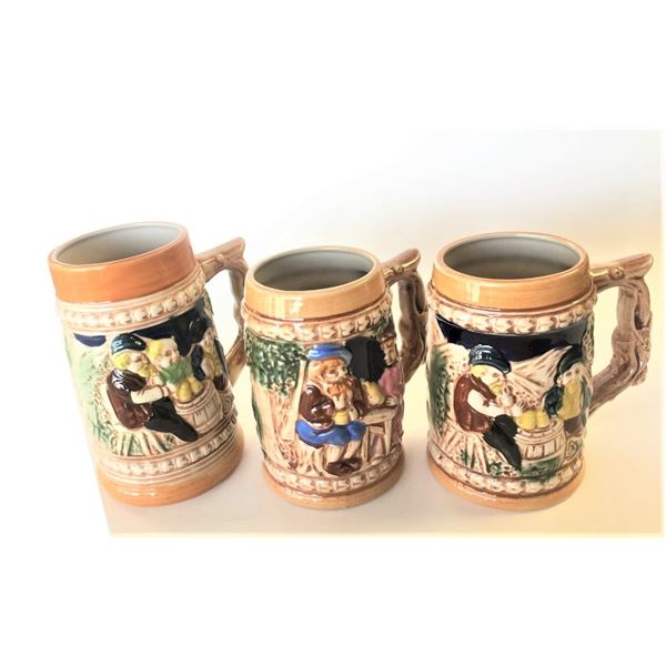 THREE Beer Steins