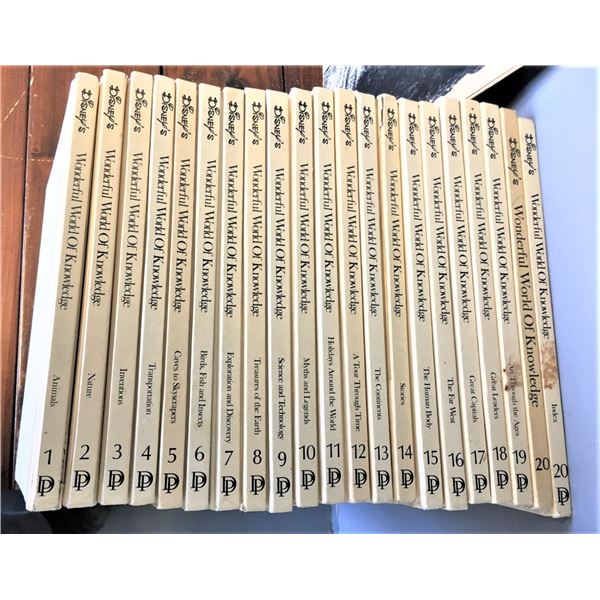 Disney's Wonderful World of Knowledge Encyclopedia Set 1-20 From Years ...