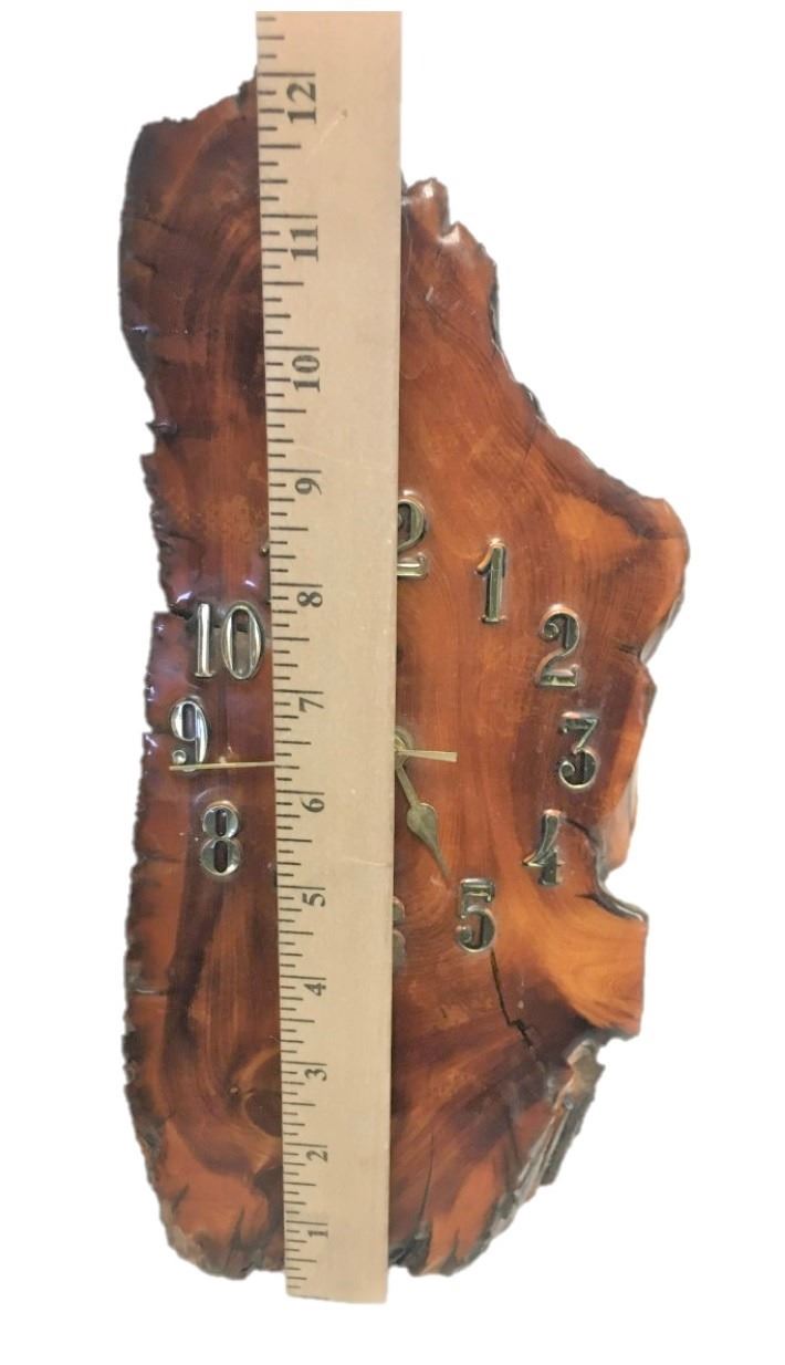 Vintage Tree Slab Clock