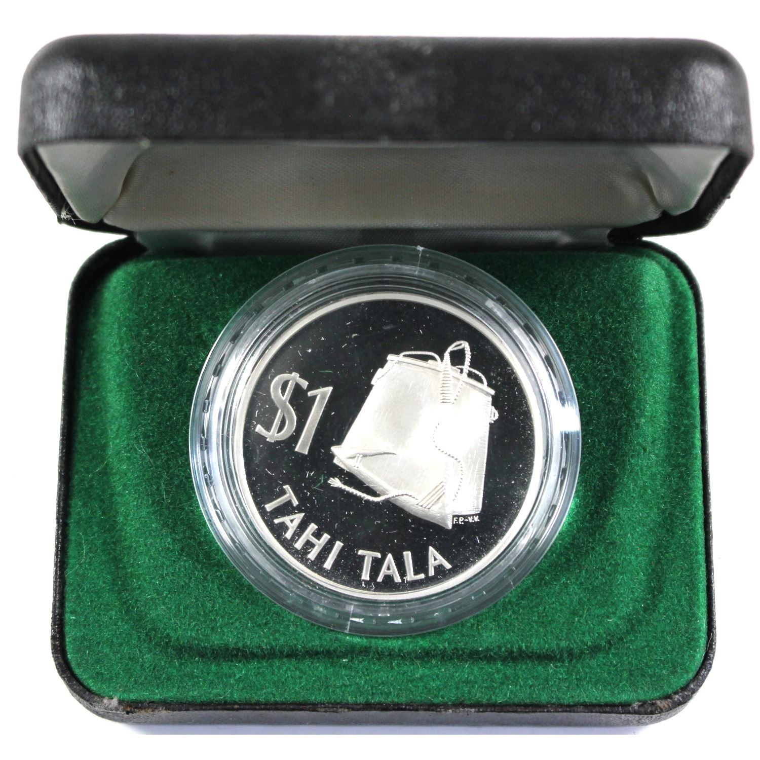 1979 New Zealand $1 Tokelau Tahi Tala Sterling Silver proof coin (.6974 ...