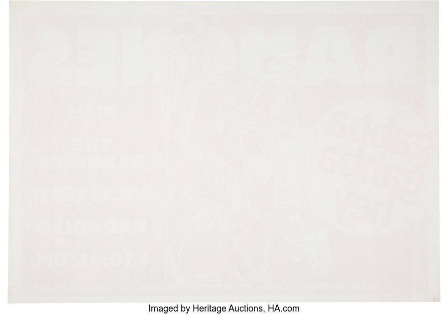 The Ramones 1978 Paradiso, Amsterdam "Gabba Gabba Hey" Concert Poster ...