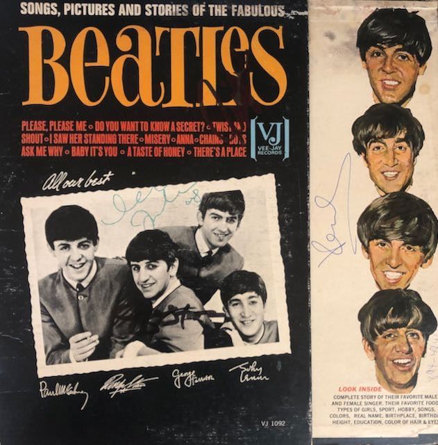 The Beatles Autographed Album ALL 4 MEMBERS!!